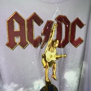 TRUCE | Shirts & Tops | Girls Acdc Purple Graphic Tshirt Sz 6 Nwt ...